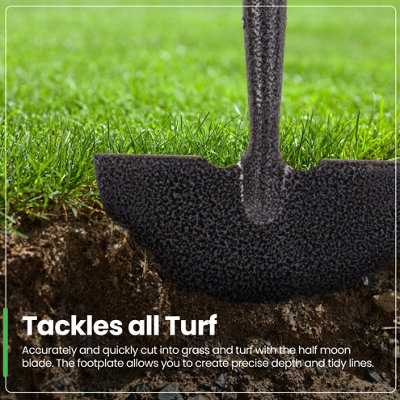 Grass Lawn Edge Border Edging Cutter Step Edger Long Handle