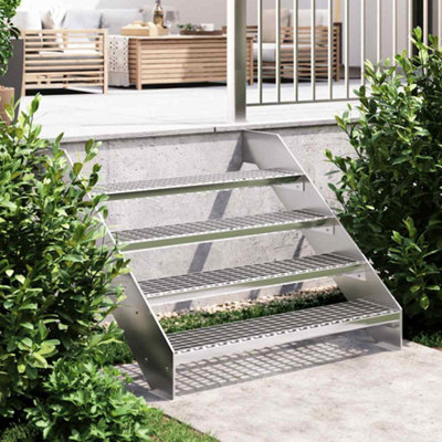 Grate Step 100x24x7 cm Galvanised Steel