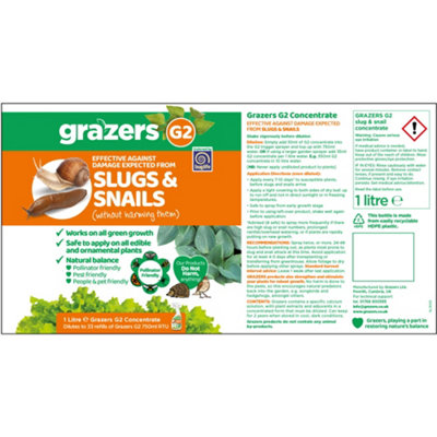 Grazers G2 Slug and Snail Repellent Concentrate