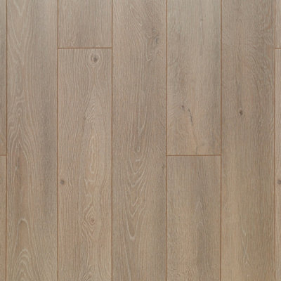Greaq LFSGRH00849 Ferry Oak Brown Wood Effect Click Laminate Flooring ...
