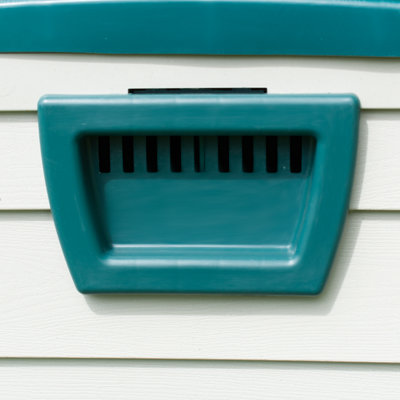 Green 2 Wheel Easy Move Garden Storage Box