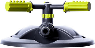 GREEN 3-ARM ROTATING LAWN SPRINKLER - QUICK CLICK CONNECTION ...