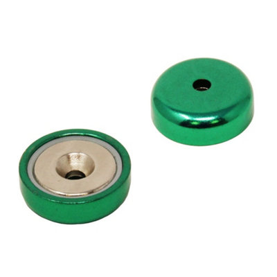 Green A Type Neodymium Pot Magnet for Arts, Crafts, Model Making, DIY ...