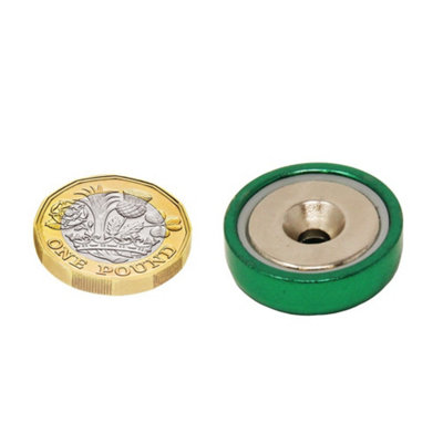Green A Type Neodymium Pot Magnet for Arts, Crafts, Model Making, DIY ...