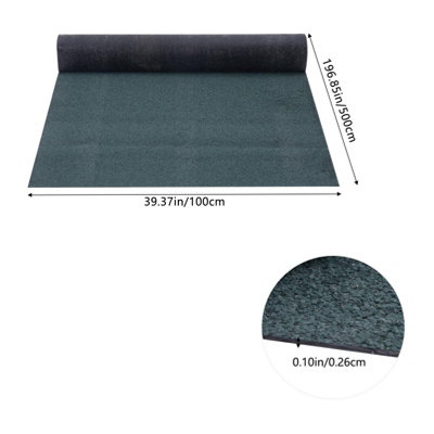 Green Asphalt Roofing Felt, Bitumen Cover for Homes and Sheds, 500cm x ...