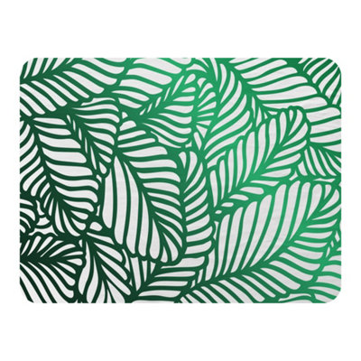 Green Biophilic design with natural analogues texture (Blanket ...