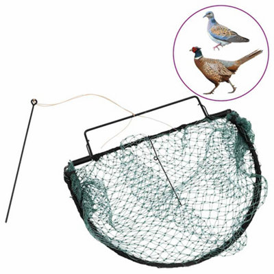 Green Bird Trap 40 cm Steel Humane Live Catch