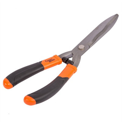 Green Blade Carbon Steel Hedge Shears 23cm Red