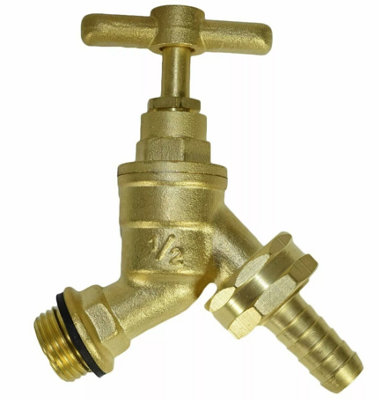 Green Blade GA144 Outside Garden Tap Brass - Full Kit For Through Wall ...