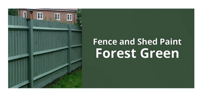 Green Fence Paint for all exterior woods king of Paints 5Litres