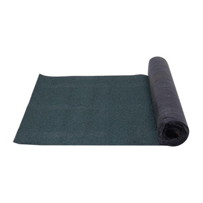 Green Fiberglass Mat Asphalt Shingles Roll 5x1m Roofing Felt (10+ Year ...