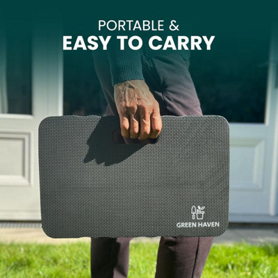 Green Haven Black Comfy Garden Kneeling Pad Comfortable Kneeling Pads ...
