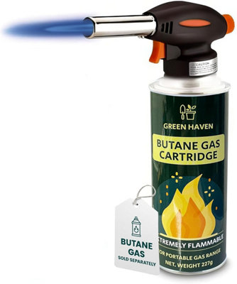 Green Haven Blow Torch Attachment Head One Handed Gas Torch with ...