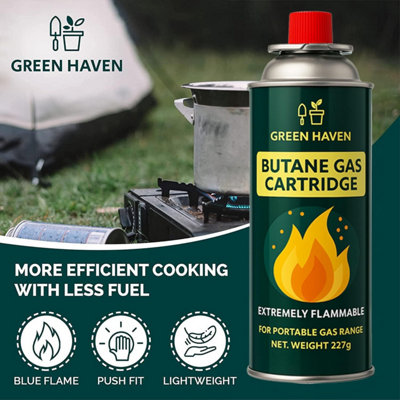 Green Haven Premium Gas Canisters 4 Pack Camping Gas Canister for ...