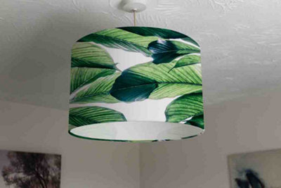 Green Leaves (Ceiling & Lamp Shade) / 25cm x 22cm / Ceiling Shade | DIY ...