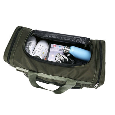 Green Mens Large Sports and Gym Holdall Bag SPORTS TRAVEL WORK ...