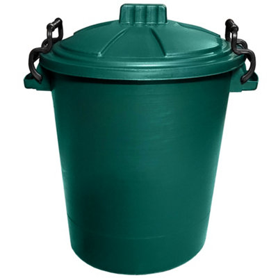 Green Outdoor Bin - Feed Bin - Garden Bin - Waste Bin - 50L with ...