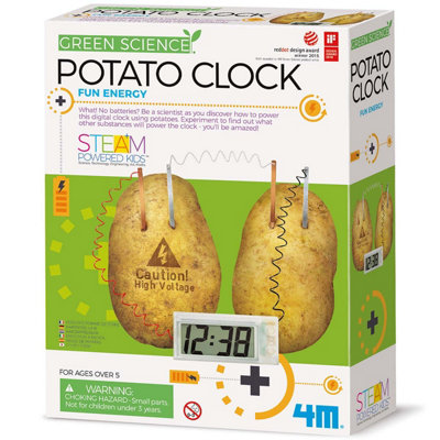 Green Science - Potato Digital Clock