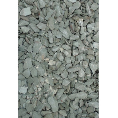 Green Slate 40mm - Premium Aggregate Bulk Bag - 850 Kilos