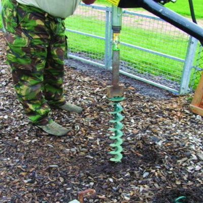 Green Steel Ground Anchor Security Anchor 900mm (L) 100mm (W) for ...