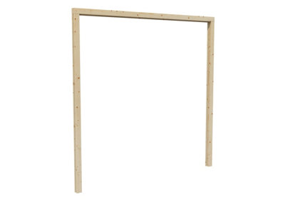 Green & Taylor Solid Pine Universal Garage Door Frame - Max. frame size ...