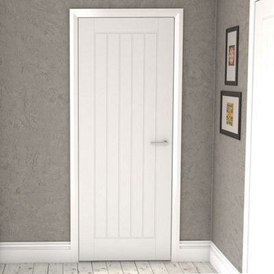 Green & Taylor White Cottage Smooth Moulded Internal Door