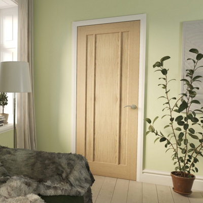 Green & Taylor Worcester Oak 3 Panel Internal Door