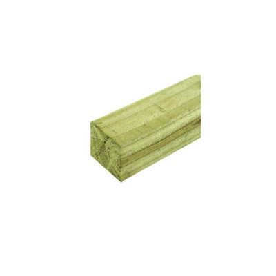 Green Treated Planed Treated C24 Timber - 47mm (T) x 150mm (W) x 1200mm ...