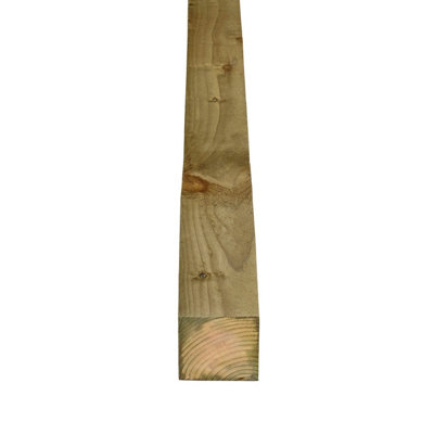 Green Treated Wooden Fence Post UC3u 100mm x 100mm Above Ground Timber Post