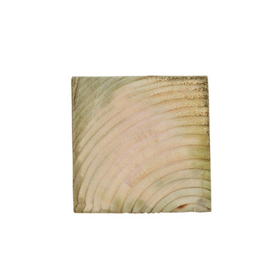 Green Treated Wooden Fence Post UC3u 100mm x 100mm x 1500mm Above ...