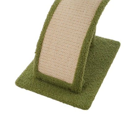 Green Tree Sisal Cat Sratching Post with Backscratcher