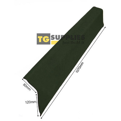 Green Universal CorruGuard Roofing Verge - Corrugated Roofing Side ...