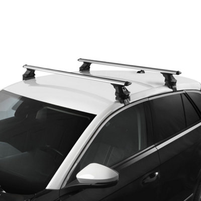 Green Valley Aerodynamic Roof Rack Wing Bars Complete Kit, Fits Ford ...