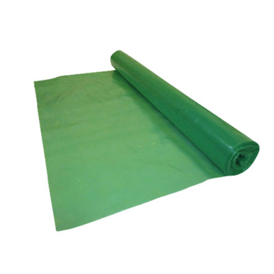 Green Vapour Check / Damp Proof Membrane, 125mu / 500 Gauge - 2.5m Wide ...