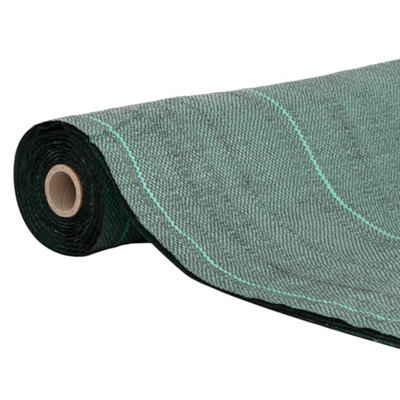 Green Weed Membrane 1x10 m PP Weed Control Fabric Ground Cover