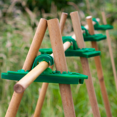 Greena Cane Supports with Slug Barrier Tape - 2pk