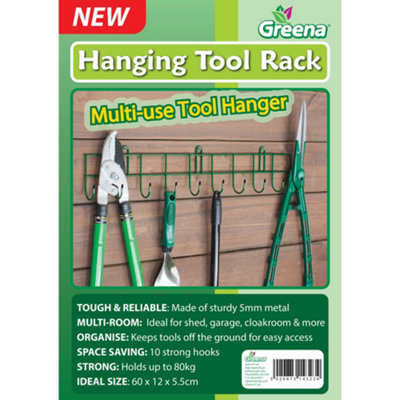 Greena Hanging Tool Organiser Rack 60cm
