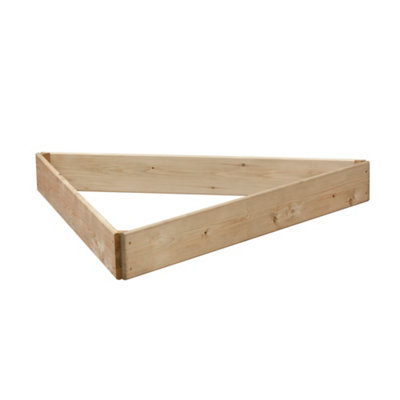 Greena Triangular Raised Bed 15 cm High, 120cm each side