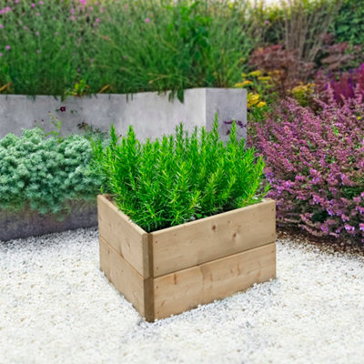 Greena Triangular Raised Bed 30 cm High, 60cm each side | DIY at B&Q