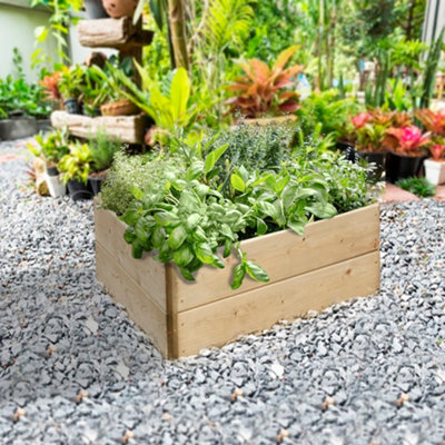 Greena Triangular Raised Bed 30 cm High, 90cm each side | DIY at B&Q