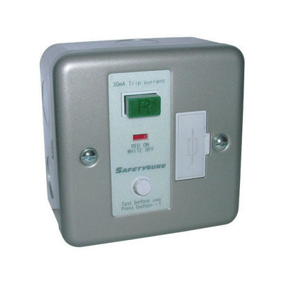 Greenbrook M92M SafetySure Metalclad RCD Fused Spur Connection Unit ...