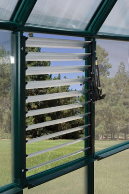 Greenhouse Automatic Side Louver Opener - L6 x W5.5 x H24 cm