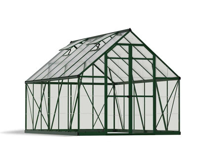 Greenhouse Balance 8 x 12 - Polycarbonate - L367 x W244 x H229 cm | DIY ...