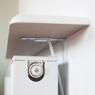 Greenhurst 36" Inch (91cm) Radiator Shelf Painted Satin White Finish No ...