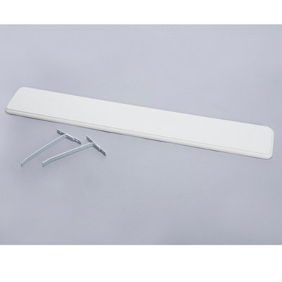 Greenhurst 45.5" Inch (115cm) Radiator Shelf Painted Satin White Finish ...