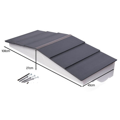 Greenhurst Deluxe Low Pitch Apex Door Canopy