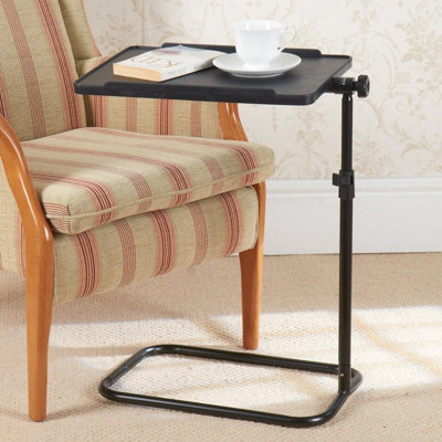 Greenhurst Height Adjustable Sofa Side Table, C Shaped for Over Bed Use ...