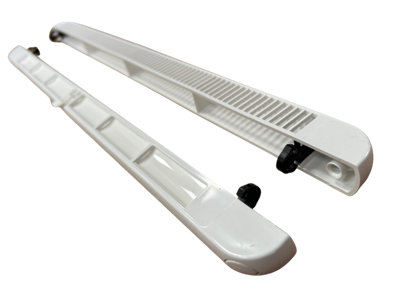 Greenwood 2500 Clip or Screw Fit White 383mm long