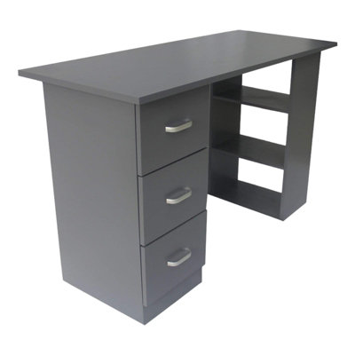 Charcoal grey desk store