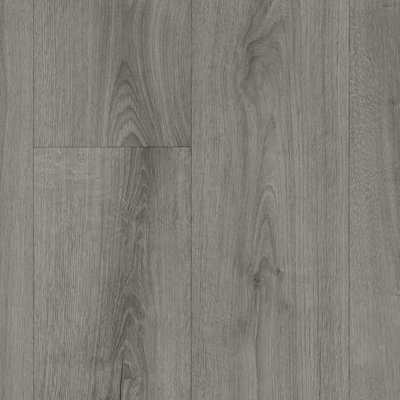 Grey 2.4mm Thick Vinyl Sheet AntiSlip Wood Effect Vinyl Flooring For ...